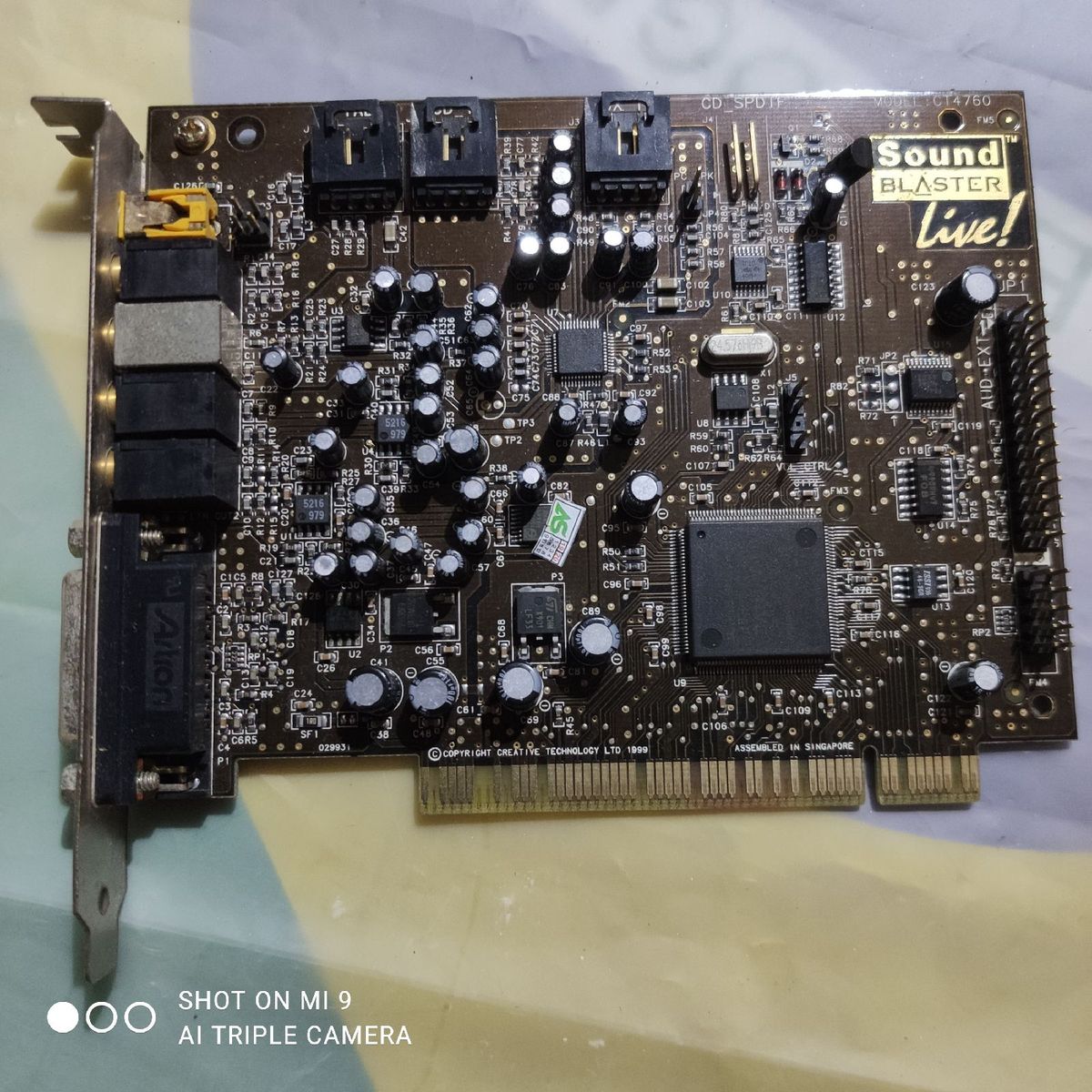 Placa de Audio Sound Blaster Live Creative Ct4760 | Computador Desktop ...