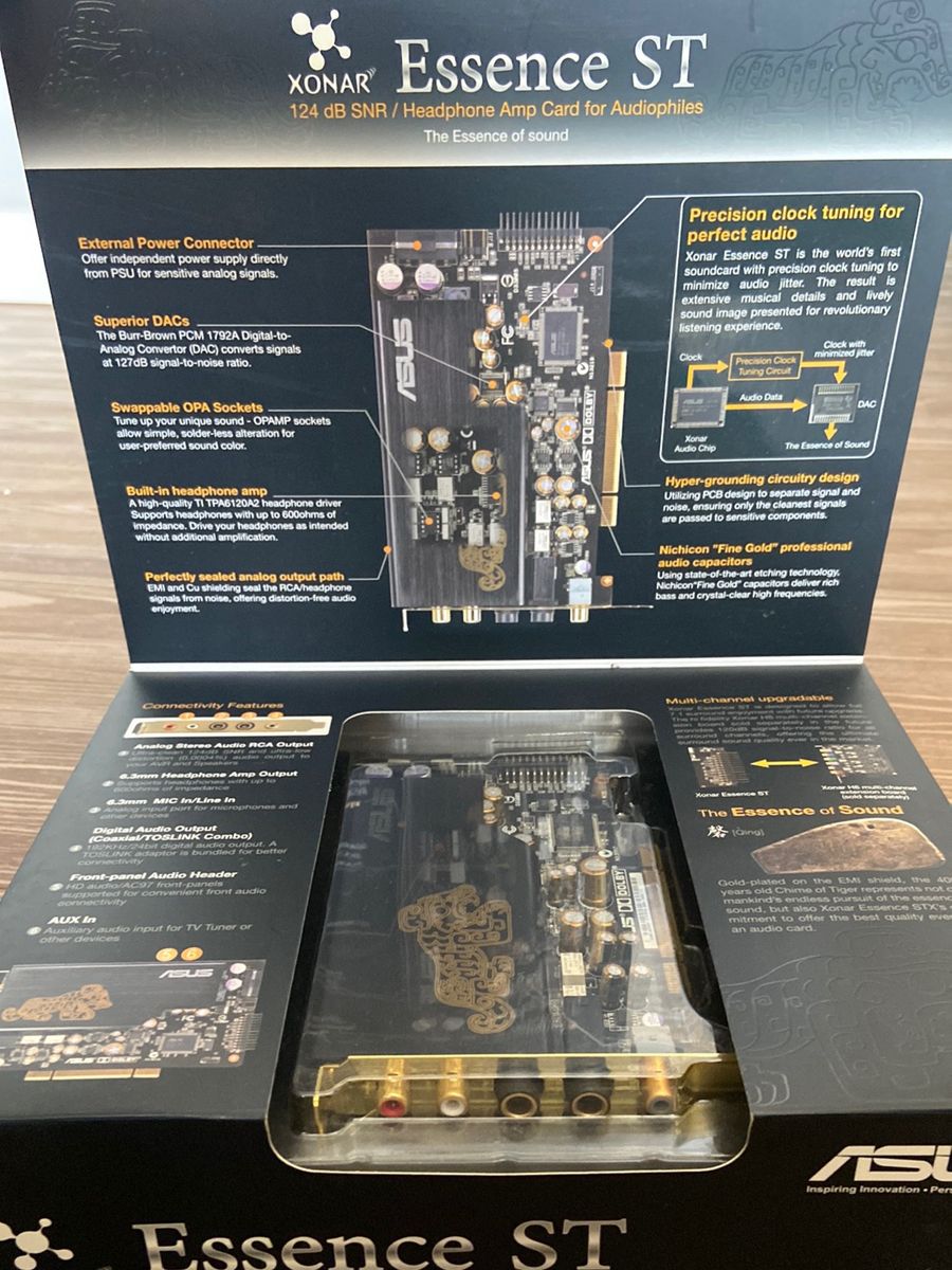 Placa de Som Asus Xonar Essence St | Item Info & Eletro Asus Usado ...