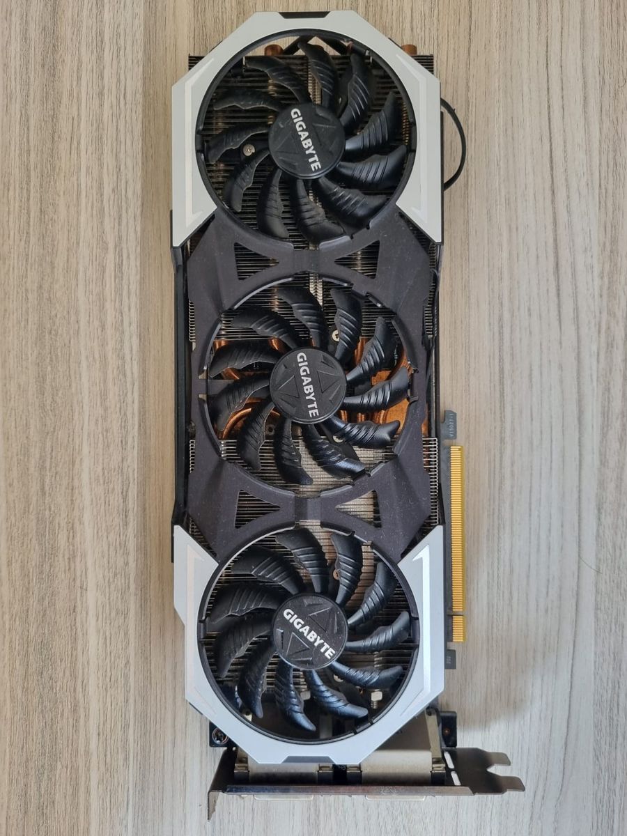 Placa de Vídeo Gigabyte Geforce Gtx 980ti G1 Gaming Oc 6gb Gddr5 384-bit Pci-e 3.0 X16 ...
