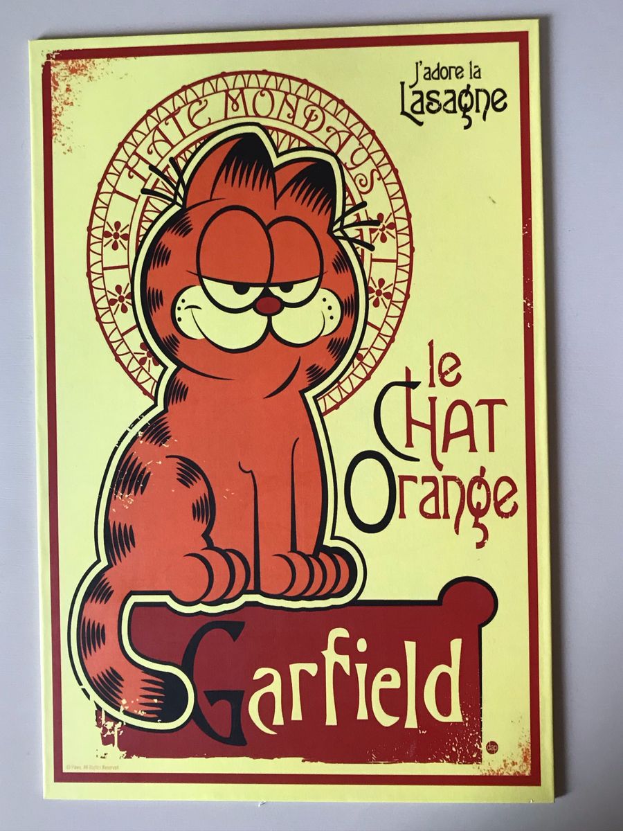 Placa do Garfield | Item de Decoração Dap Nunca Usado 42629858 | enjoei