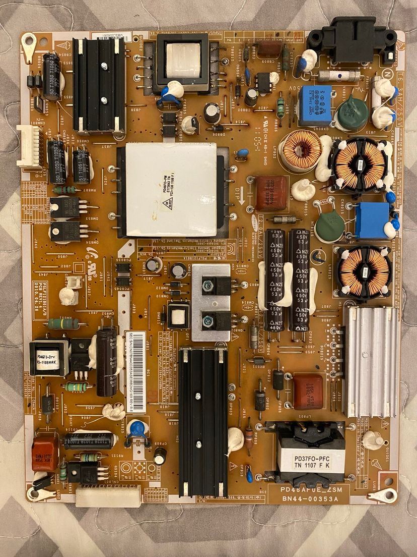 Placa Fonte Tv Samsung Un46c5000 | TV e Display Samsung Usado 99207405 ...