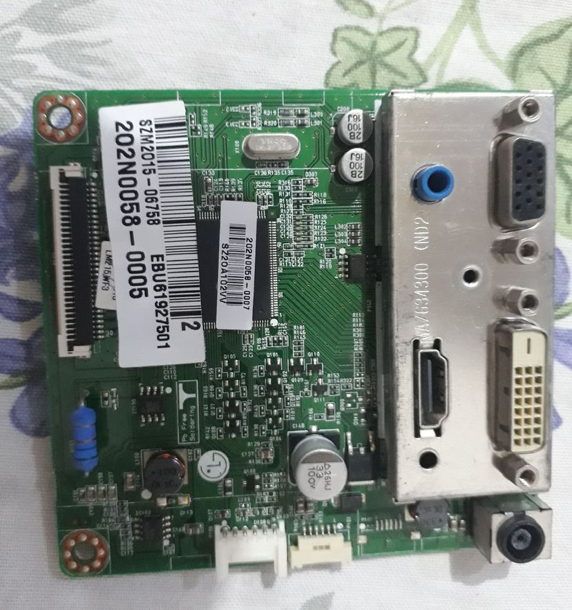 Placa Lógica Monitor Lg Flatron Ips224va | Computador Desktop Lg Usado 39135153 | enjoei