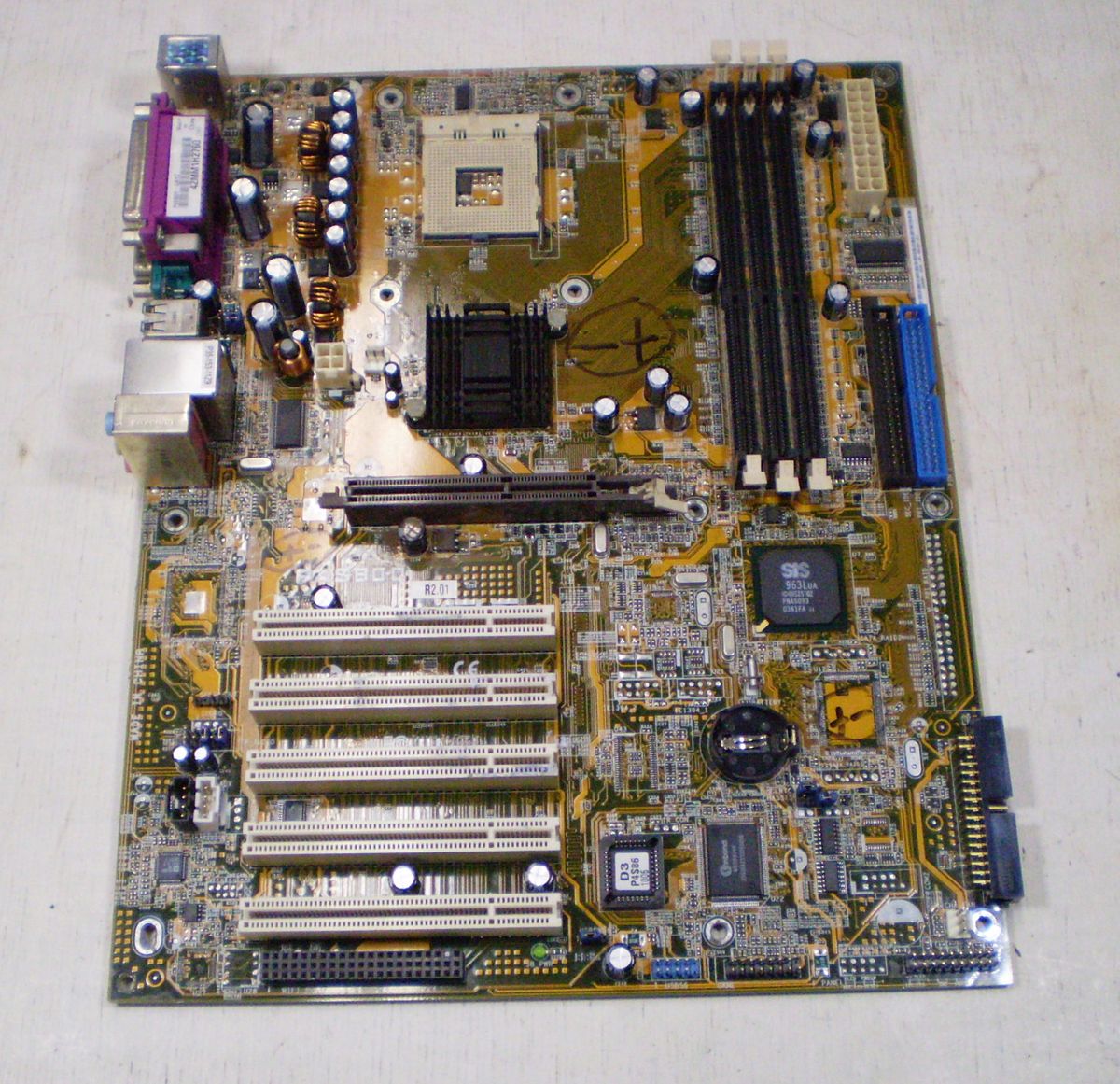 Placa Mãe Antiga Asus.- Cód. 475 - | Computador Desktop Asus Usado ...