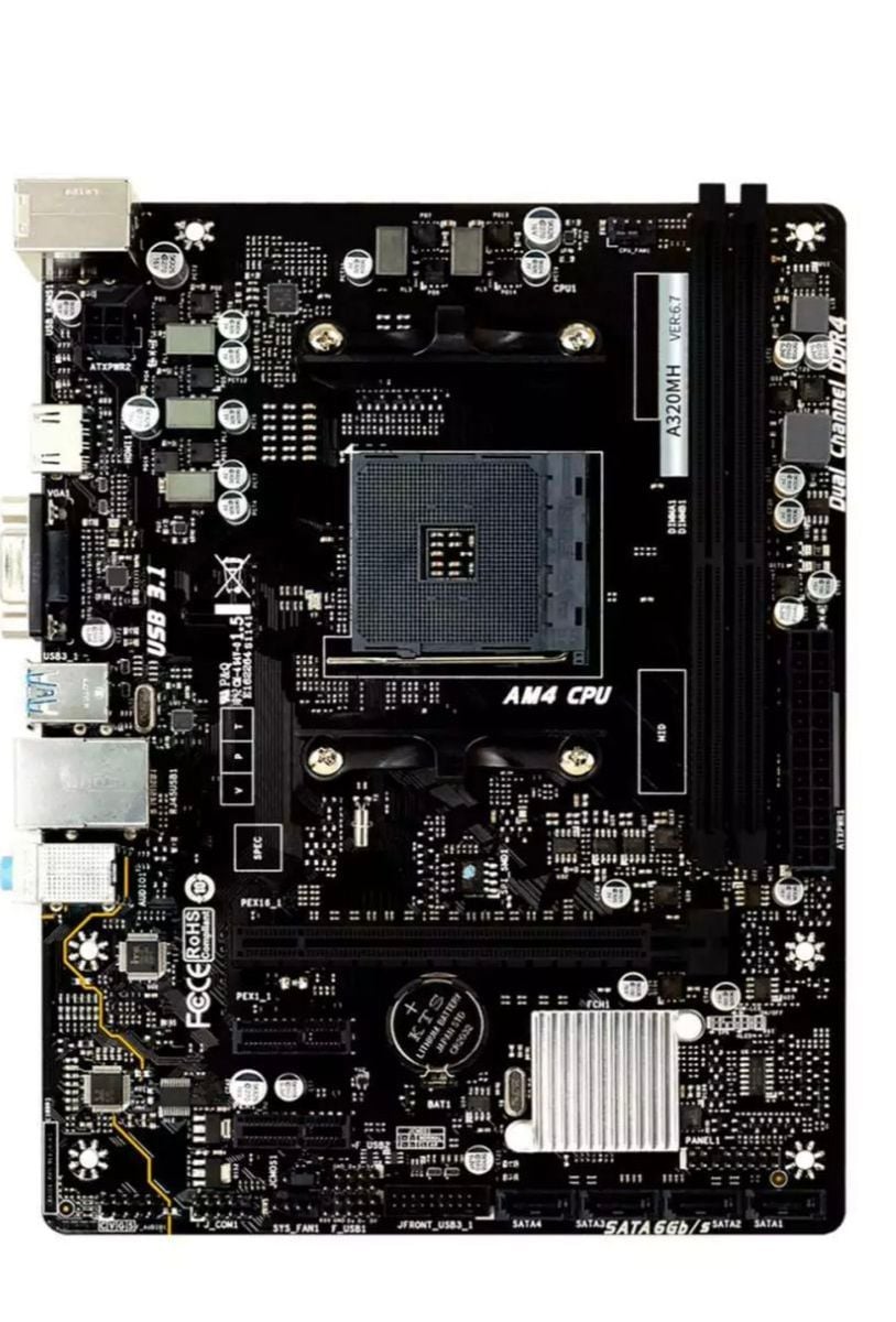 Placa Mãe Biostar A320m para Am4 | Computador Desktop Biostar Usado ...