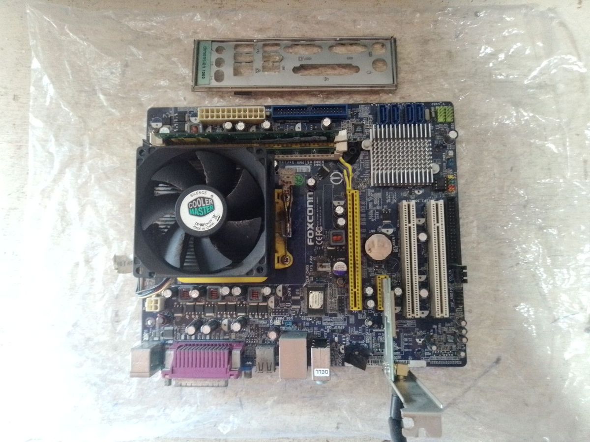 Placa Mãe Foxconn + Cpu Amd Athlon + 3gb Ram | Computador Desktop ...