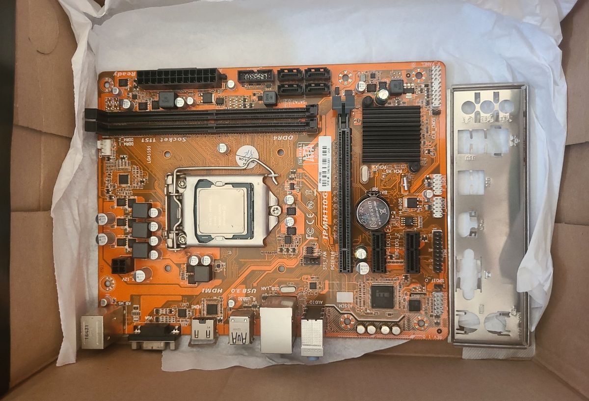 Placa Mãe H110 Ddr4 + Processador Intel Pentium G4400 | Computador ...