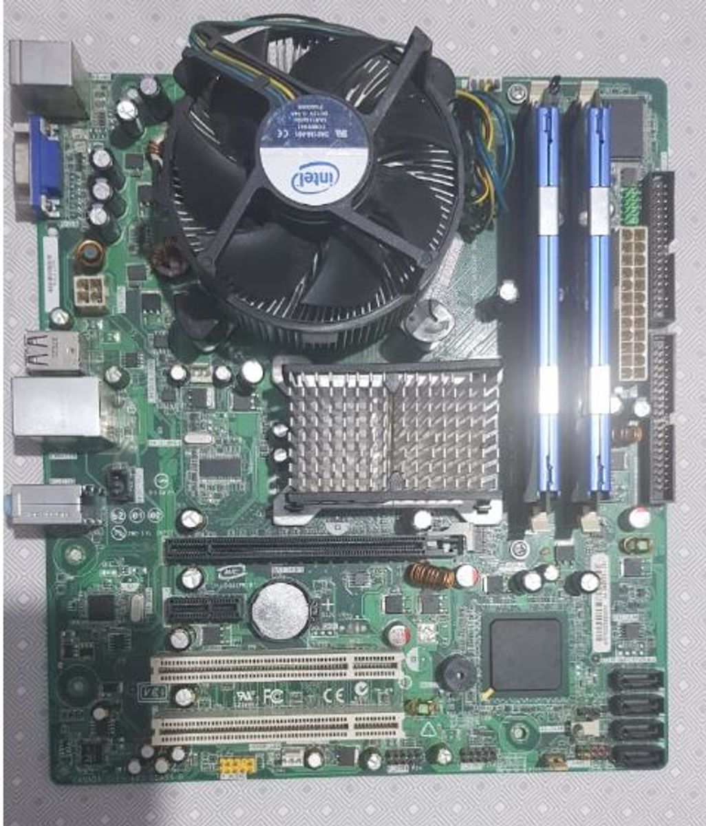 Placa Mãe Intel Dg31pr C/ Processador e Memoria | Computador Desktop ...