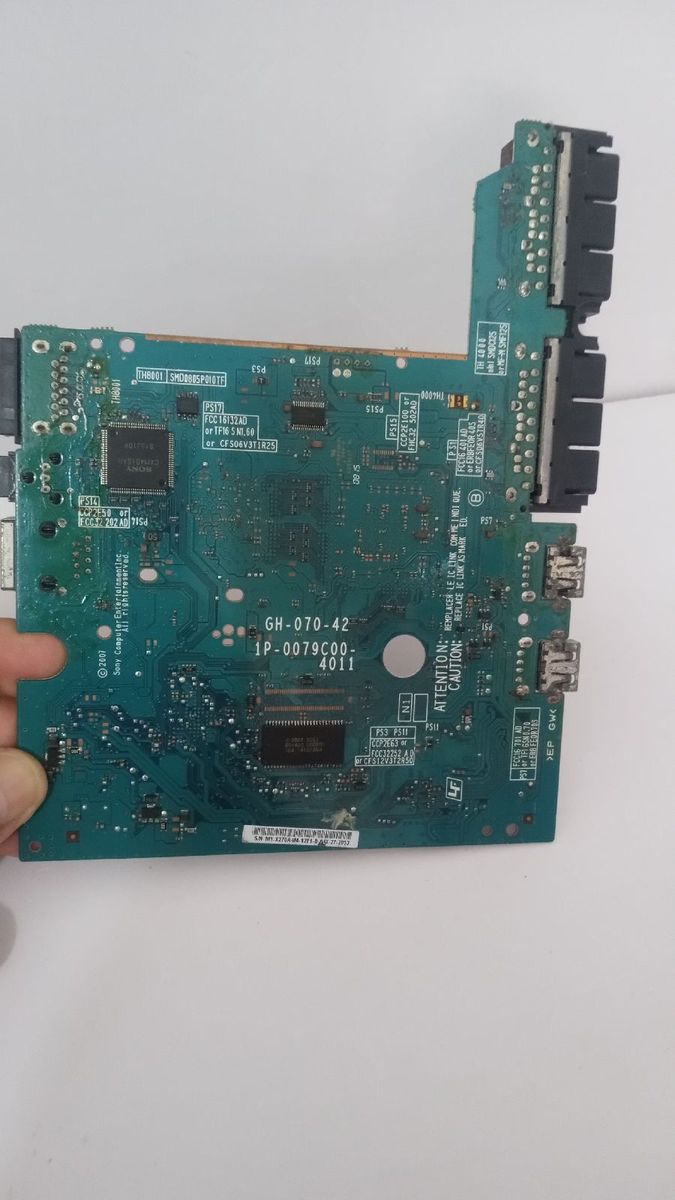 Placa Playstation 3 - Gh- 070 -42 - Não Funciona. | Acessório p/ Videogame Sony Usado 105670920 ...