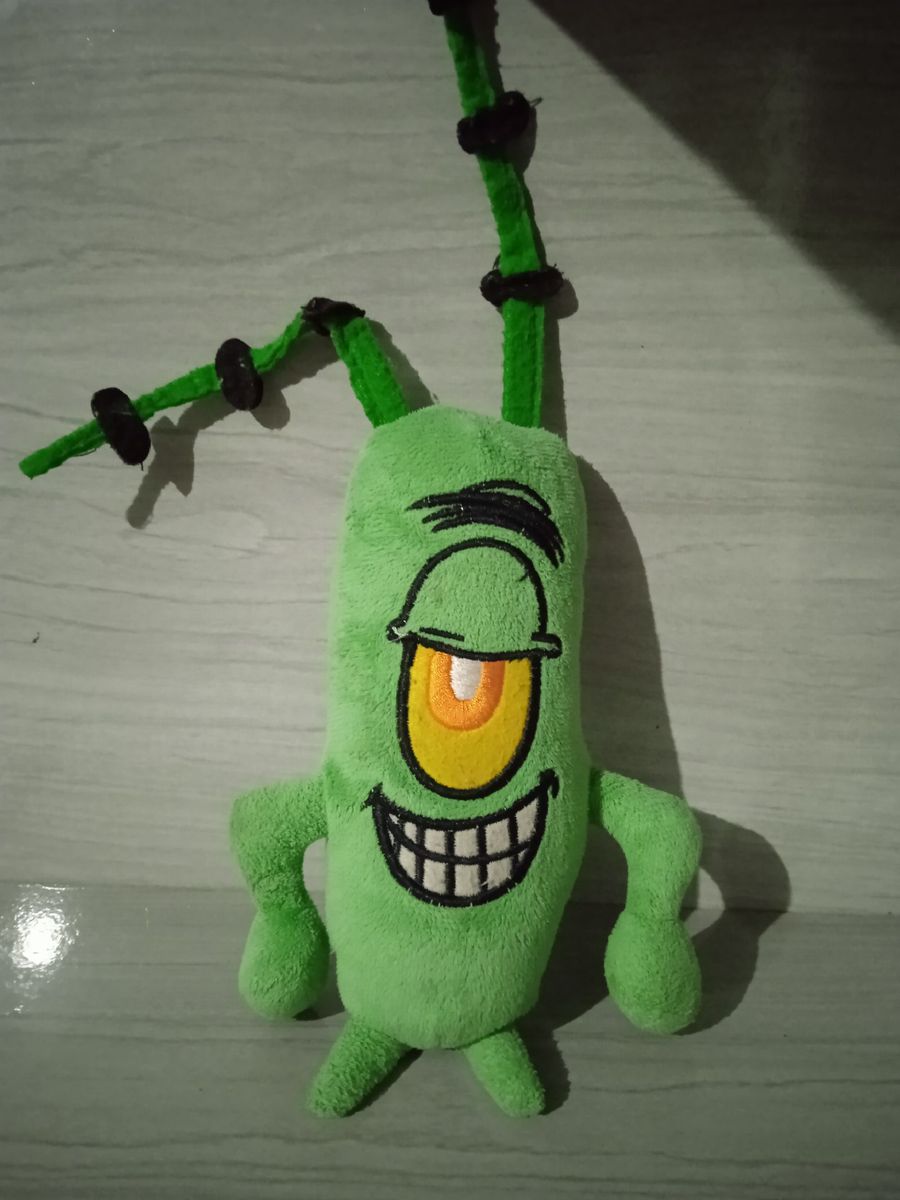 Plankton Bob Esponja Pelúcia Usado 74935904 Enjoei