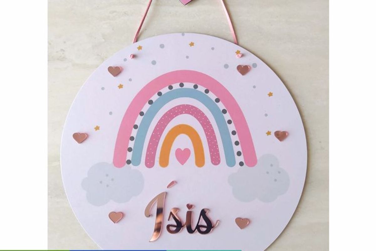 Plaquinha Maternidade/quartinho | Item Infantil Ateliê Kids Nunca Usado ...