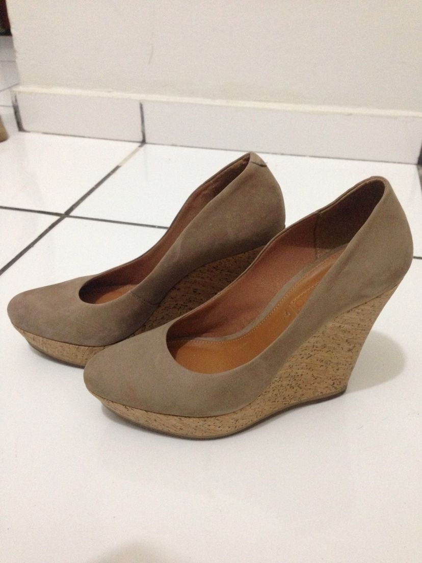 Plataforma Cor da Pele | Sapato Feminino Arezzo Usado 2632294 | enjoei