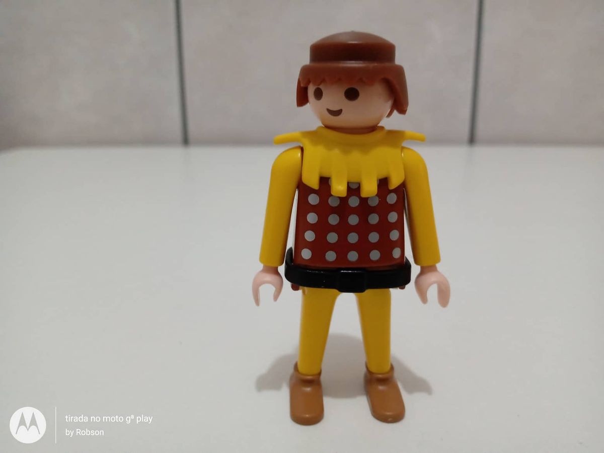 Playmobil Geobra Soldado Medieval | Brinquedo Geobra Usado 74539429 ...
