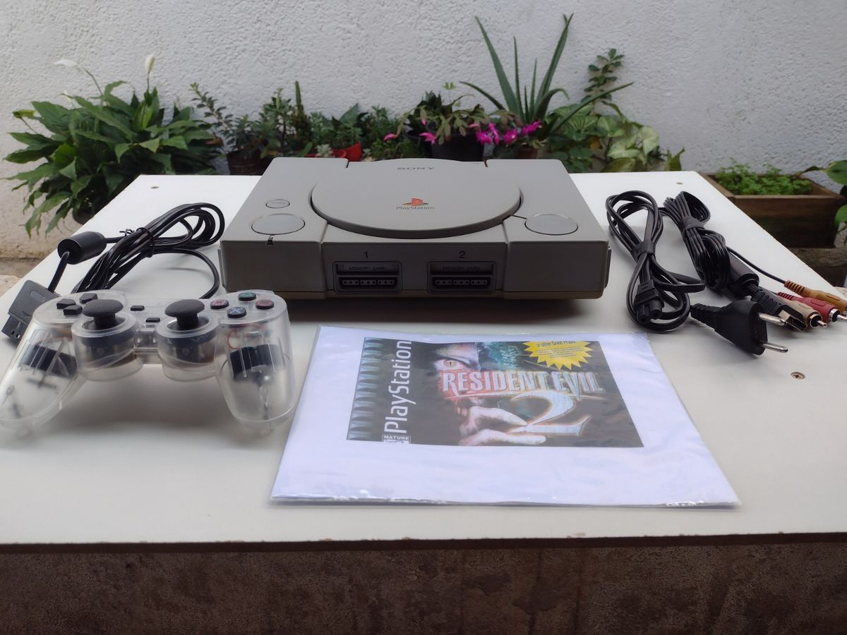Playstation 1 Ps1 Fat Console Sony Original 1 Controle C/analógico Novo ...