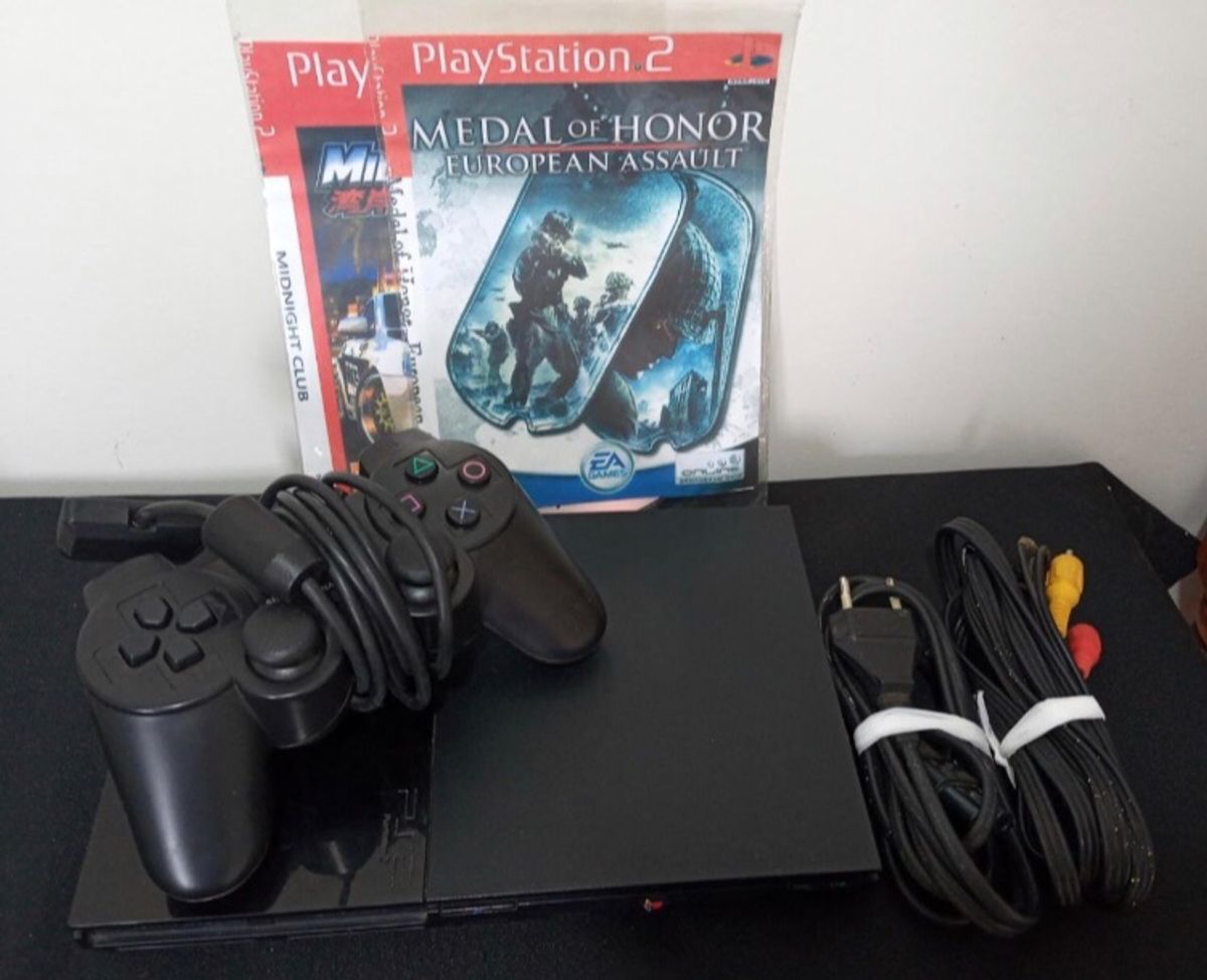 Playstation 2, Play 2, Video Game Sony + 2 Jogos | Jogo de Computador ...