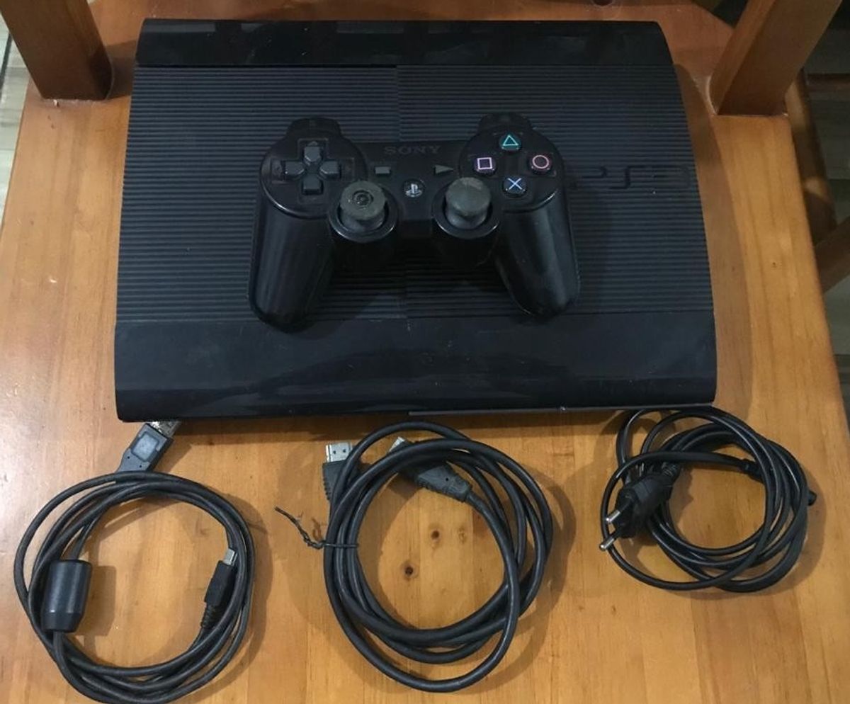 Playstation 3 Super Slim 500gb Usado Desbloqueado | Console de ...