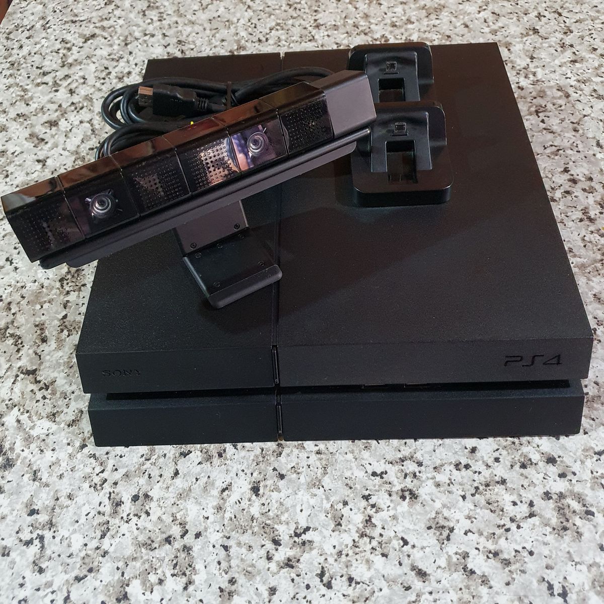 Playstation 4 Fat Ps4 Memória 500gb com Câmera Pscam Preto Fosco sem ...