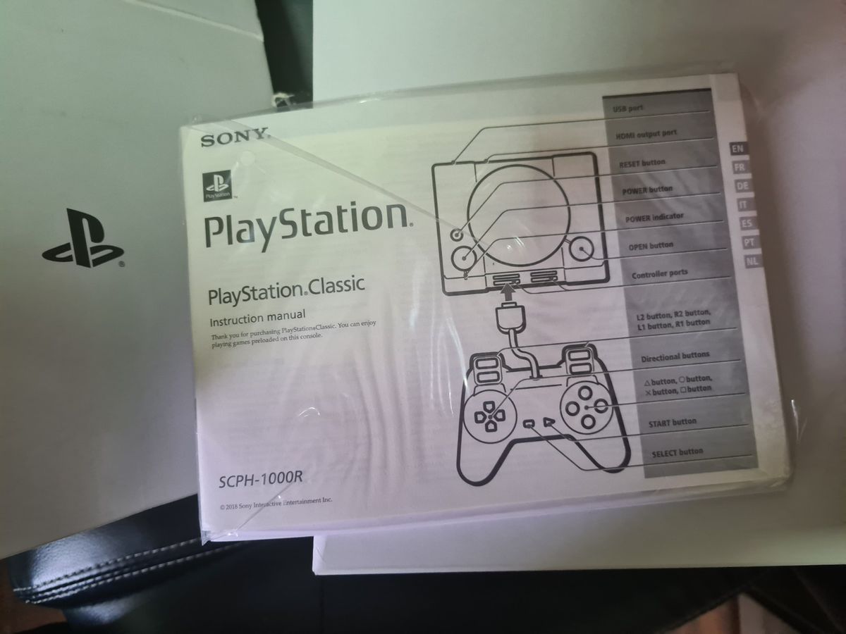 Playstation Classic Mini Original | Console de Videogame Psx Nunca ...