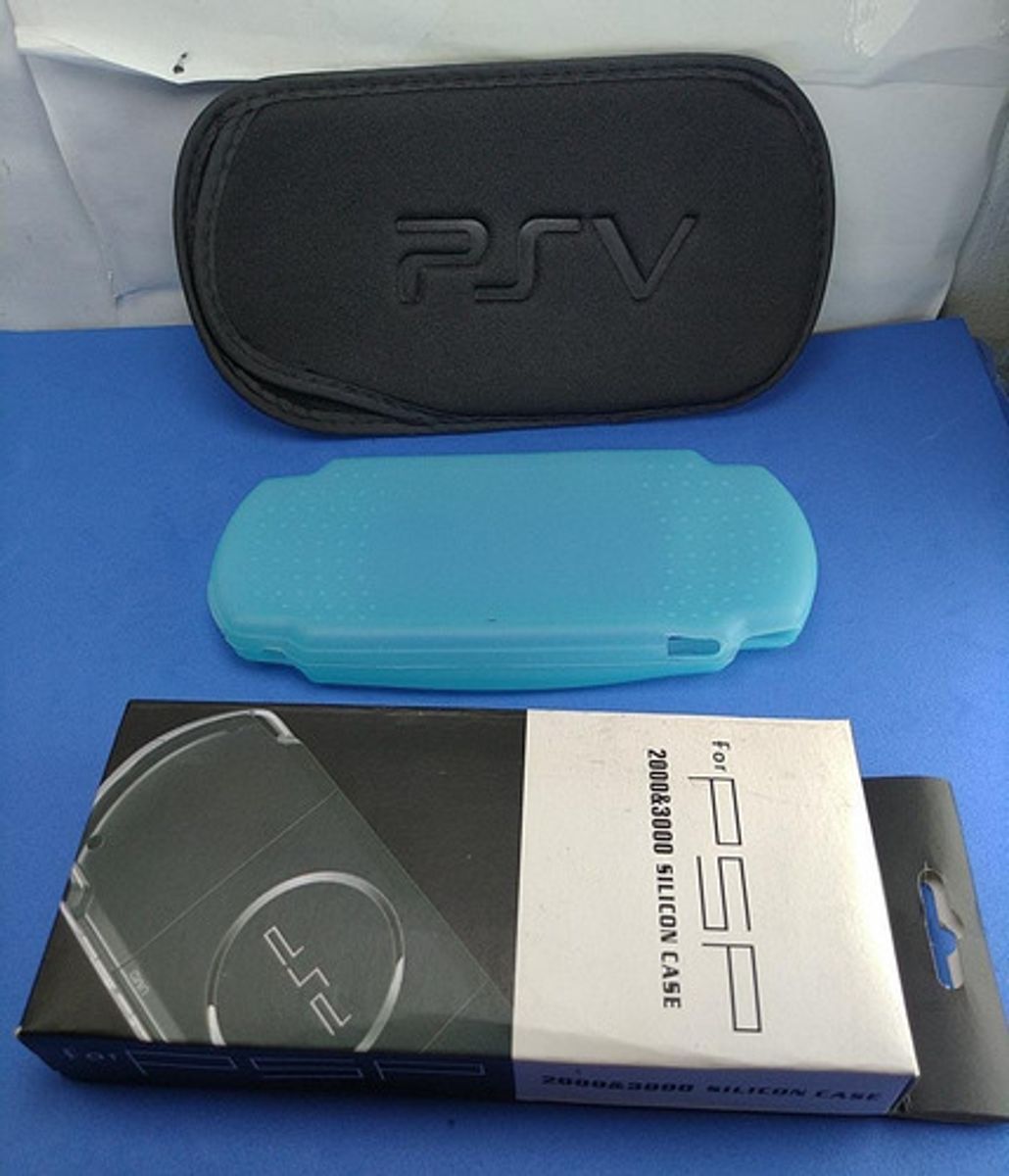 Playstation Película Psp + Case com Ziper - Sony Portátil | Acessório p ...