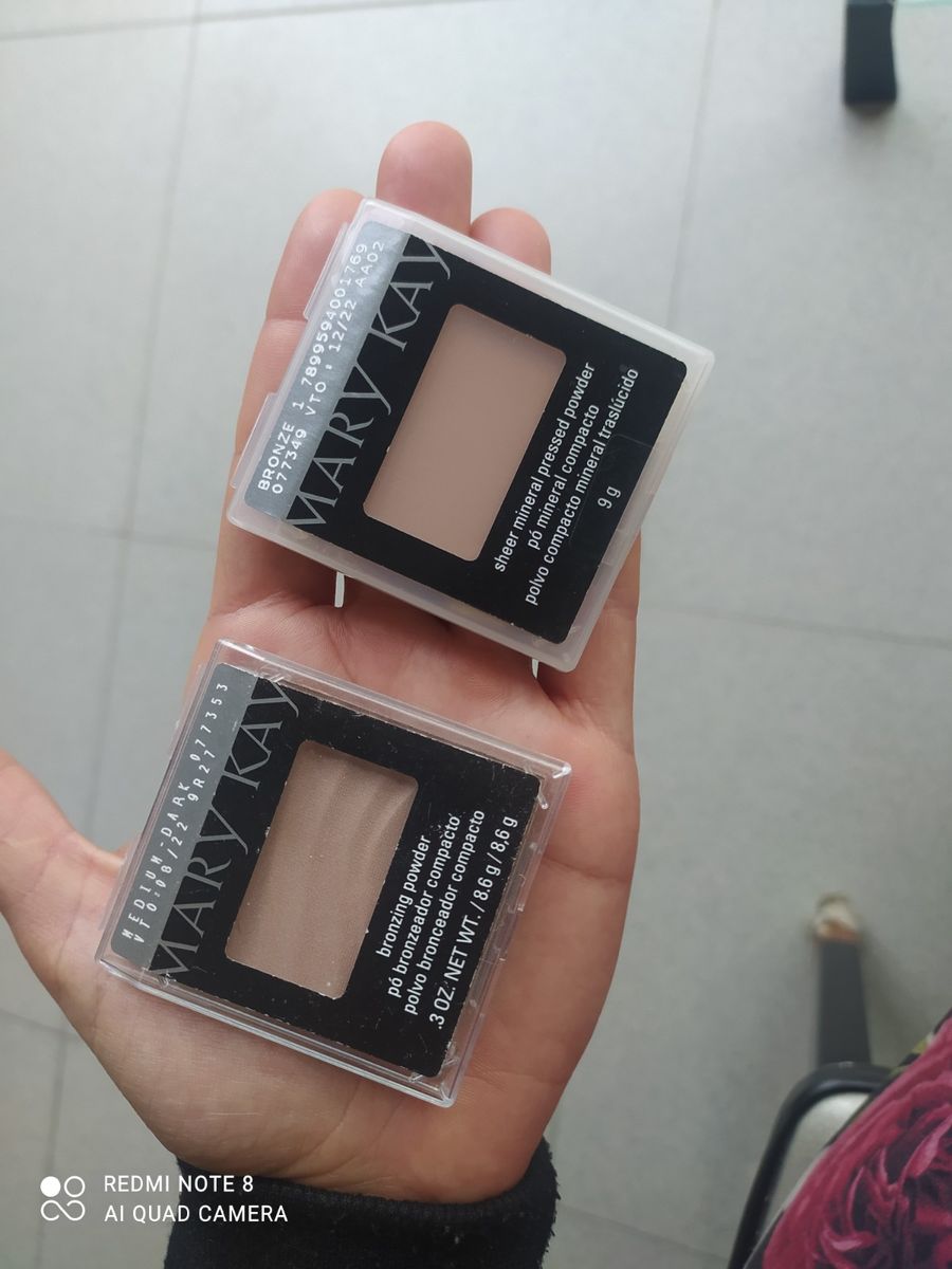 Pó Mineral Compacto Mary Kay | Maquiagem Feminina Mary Kay Nunca Usado ...