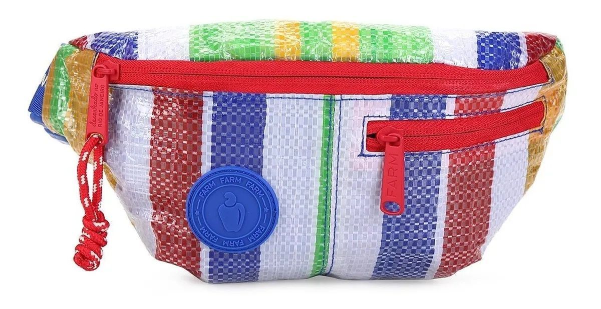 Pochete Farm Farmete Dia de Feira Rafia - Verde | Necessaire Feminina ...