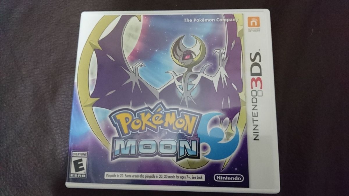 Pokemon Moon - Nintendo 3ds - Midia Fisica | Jogo de Videogame Nintendo ...