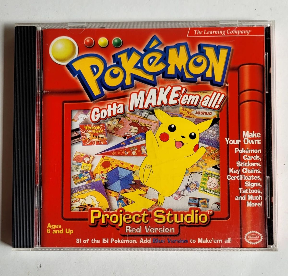 Pokémon - Project Studio - Pc | Jogo de Computador Cd Rom Usado ...