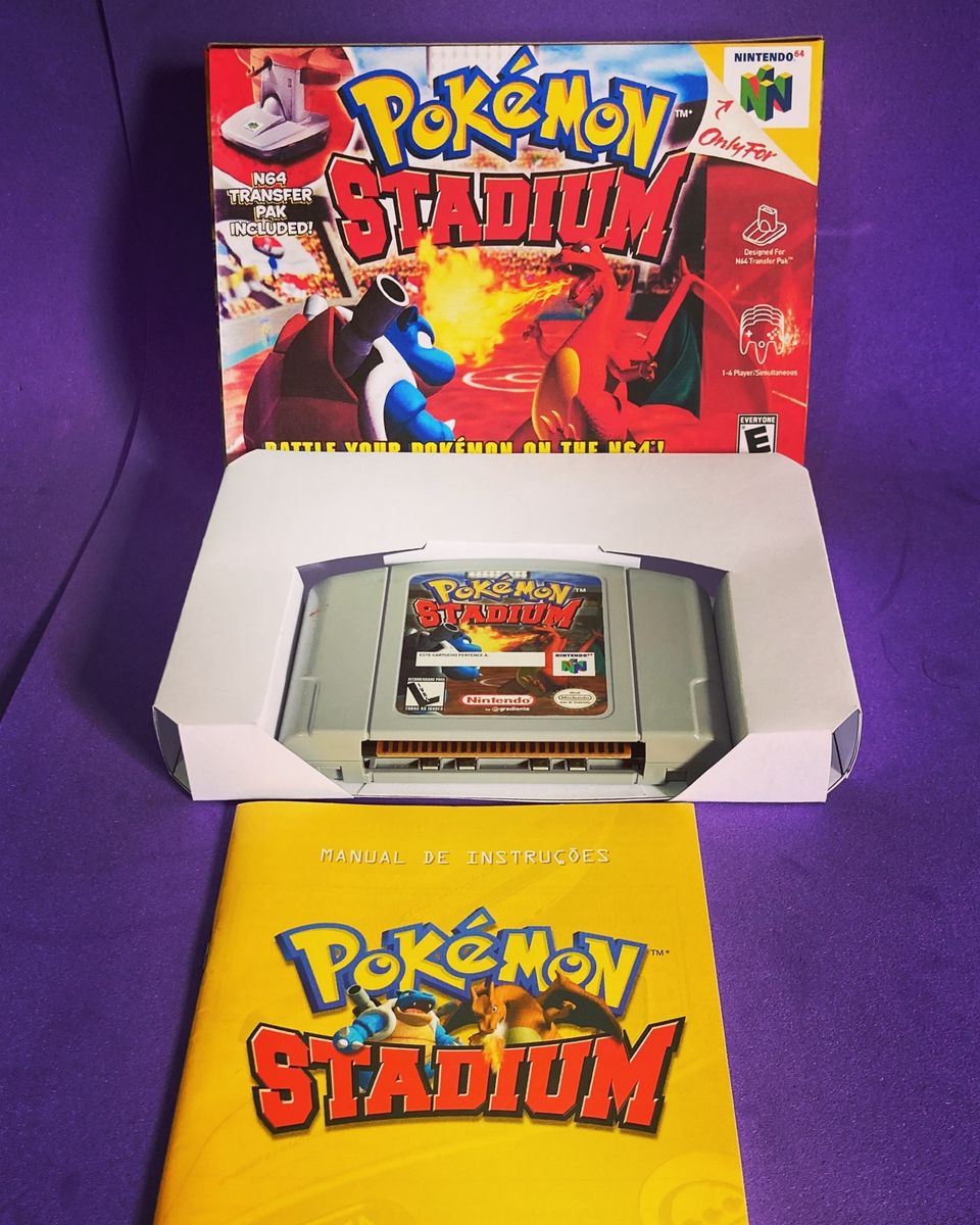 Pokemon Stadium 64, Nintendo 64 | Jogo de Videogame Nintendo 64 Usado ...