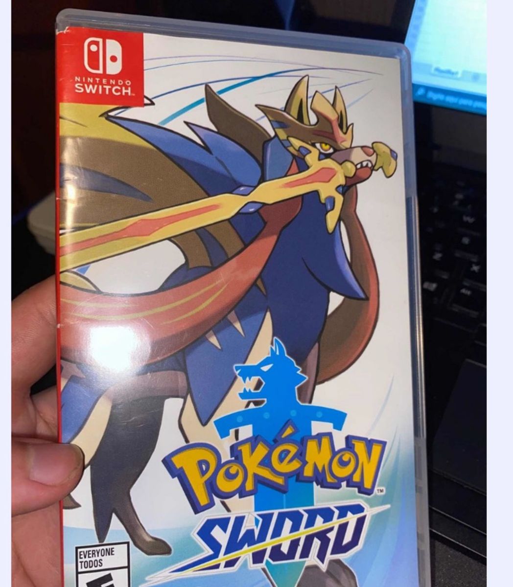 Pokémon Sword Nintendo Switch Mídia Física | Produto Masculino Nintendo ...