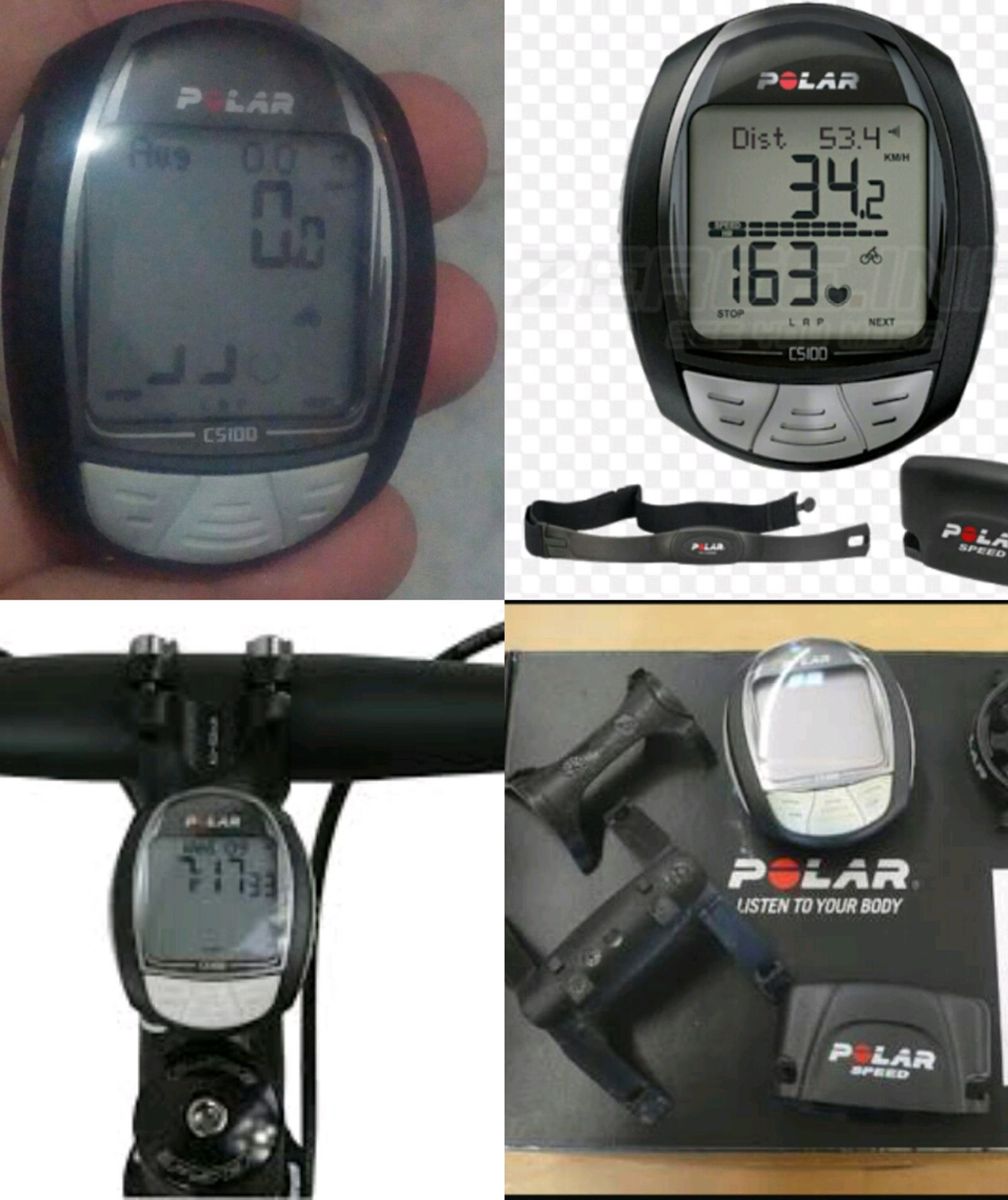 Polar Cs100 Velocímetro Computador para Bike Monitor Cardíaco | Roupa Esportiva Masculino Polar ...