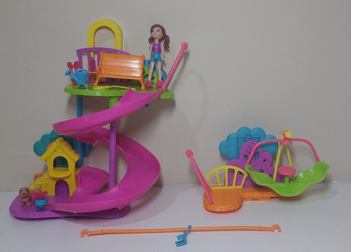 Polly Pocket Wall Party Parque Dos Bichinhos | Brinquedo Mattel Usado ...