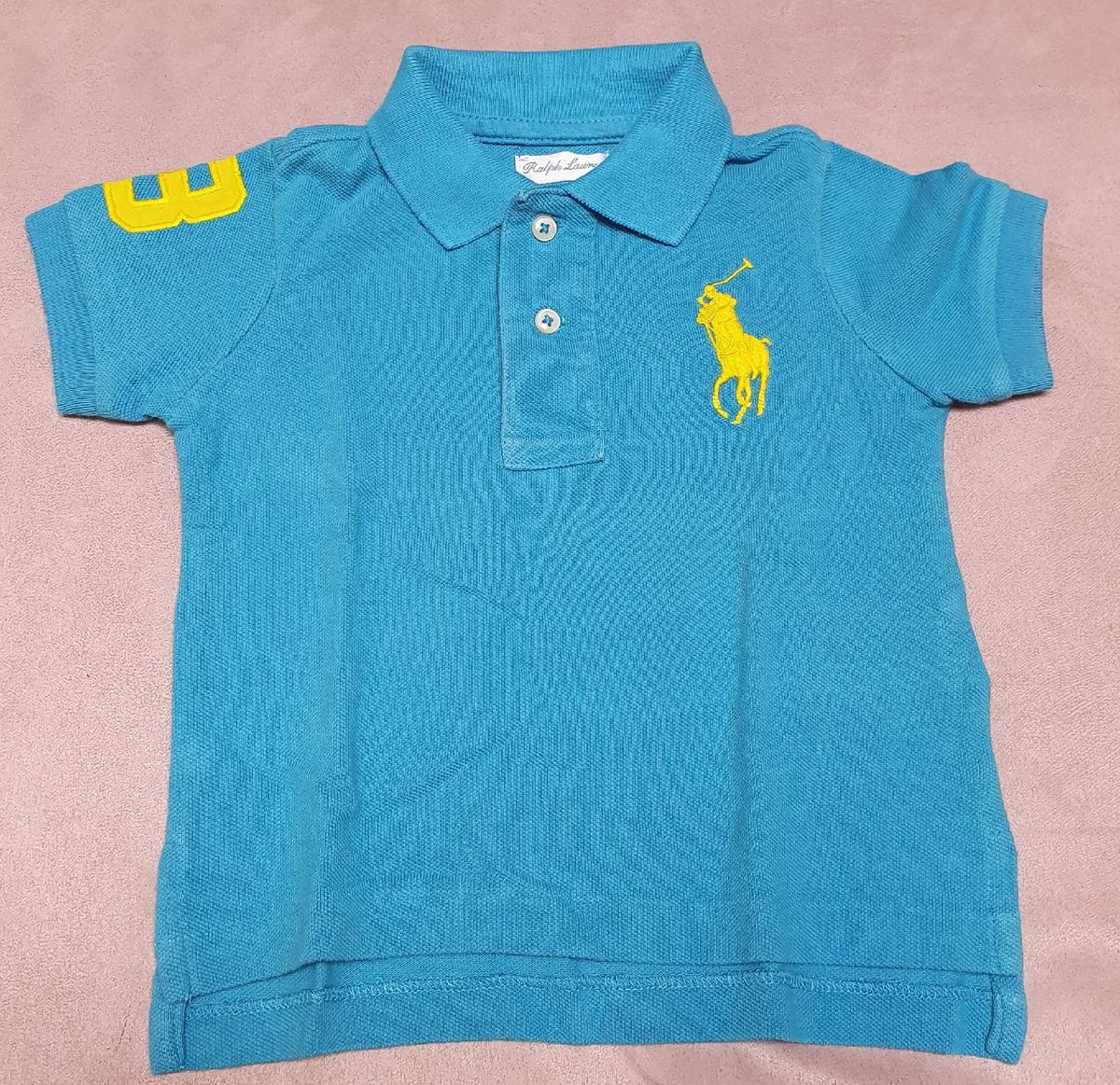 Polo Azul Ralph Lauren | Roupa Infantil para Bebê Ralph Lauren Usado ...