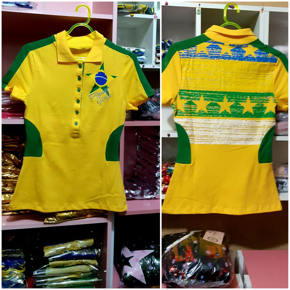 Polo Planet Girls Coleção Países Relíquia Original | Camisa Feminina ...
