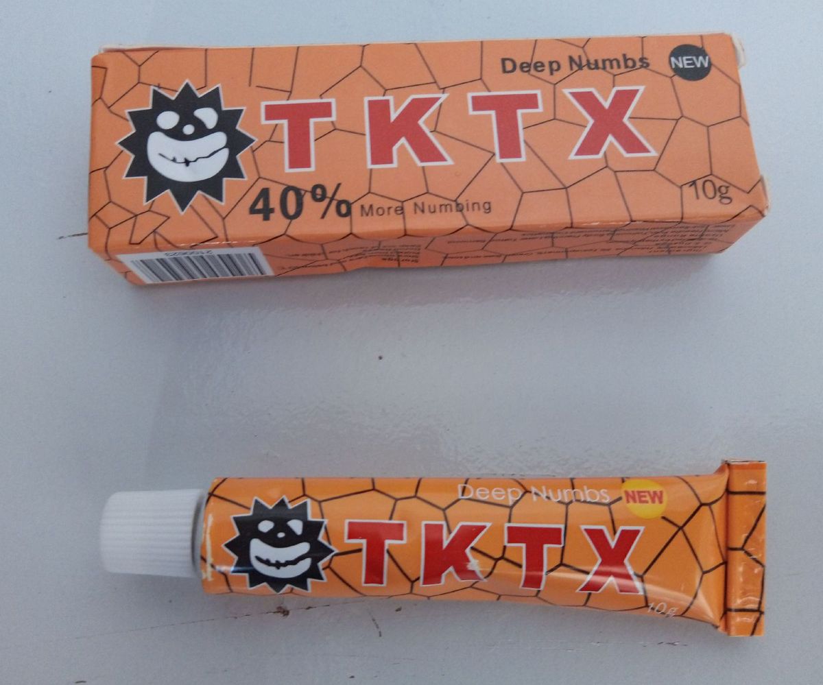 Pomada Anestésica Tktx 10g Ótima para Tatuagem e Piercing | Creme ...