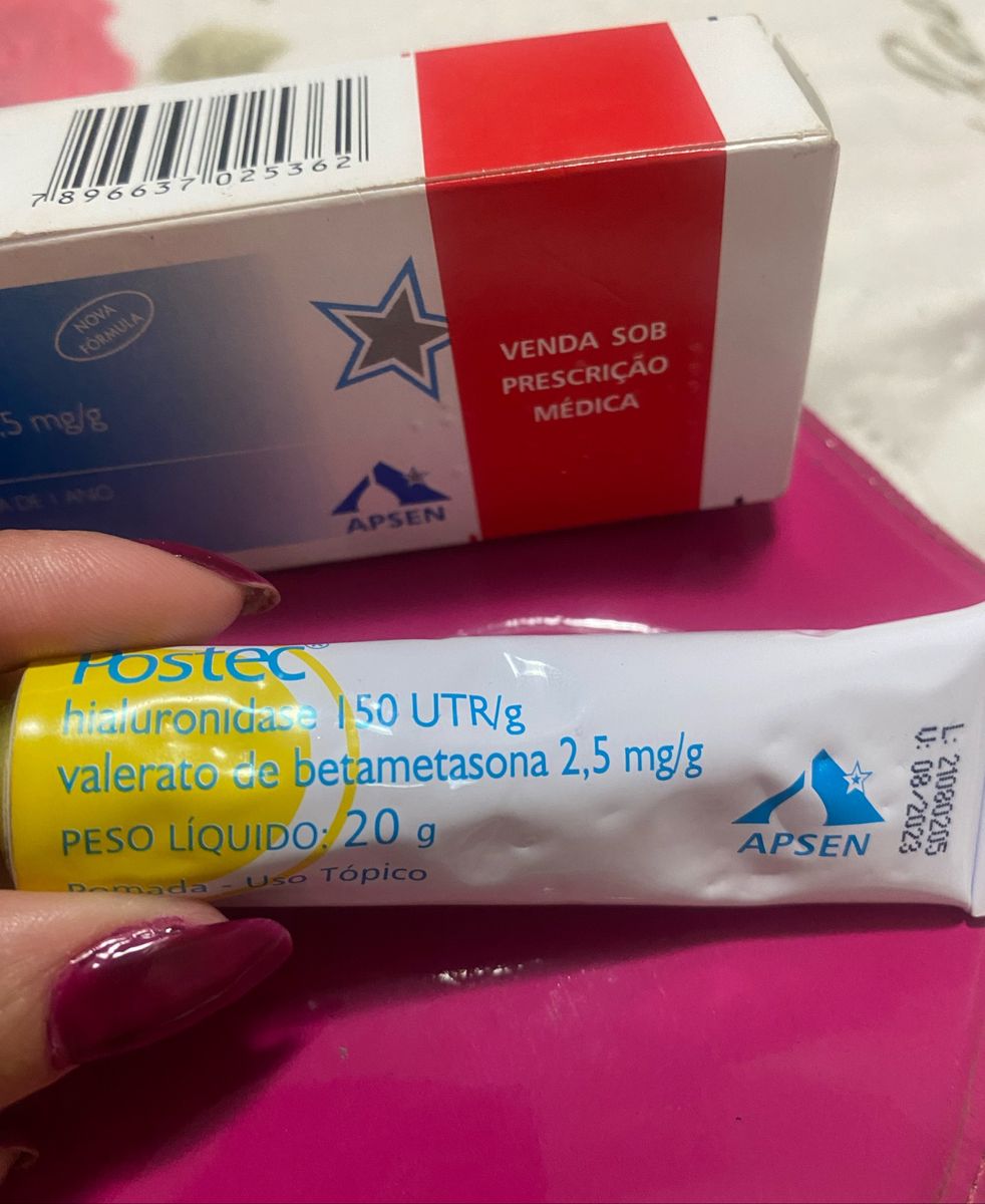 Pomada Postec 20gr | Cosmético Feminino Postec Apsen Nunca Usado ...