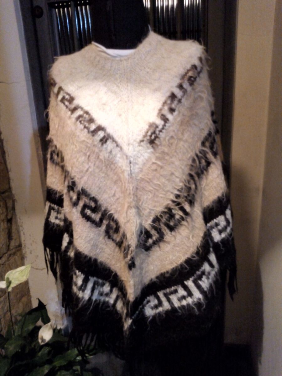 Poncho Peruano Original . | Produto Feminino Artesanal Usado 80405501 ...