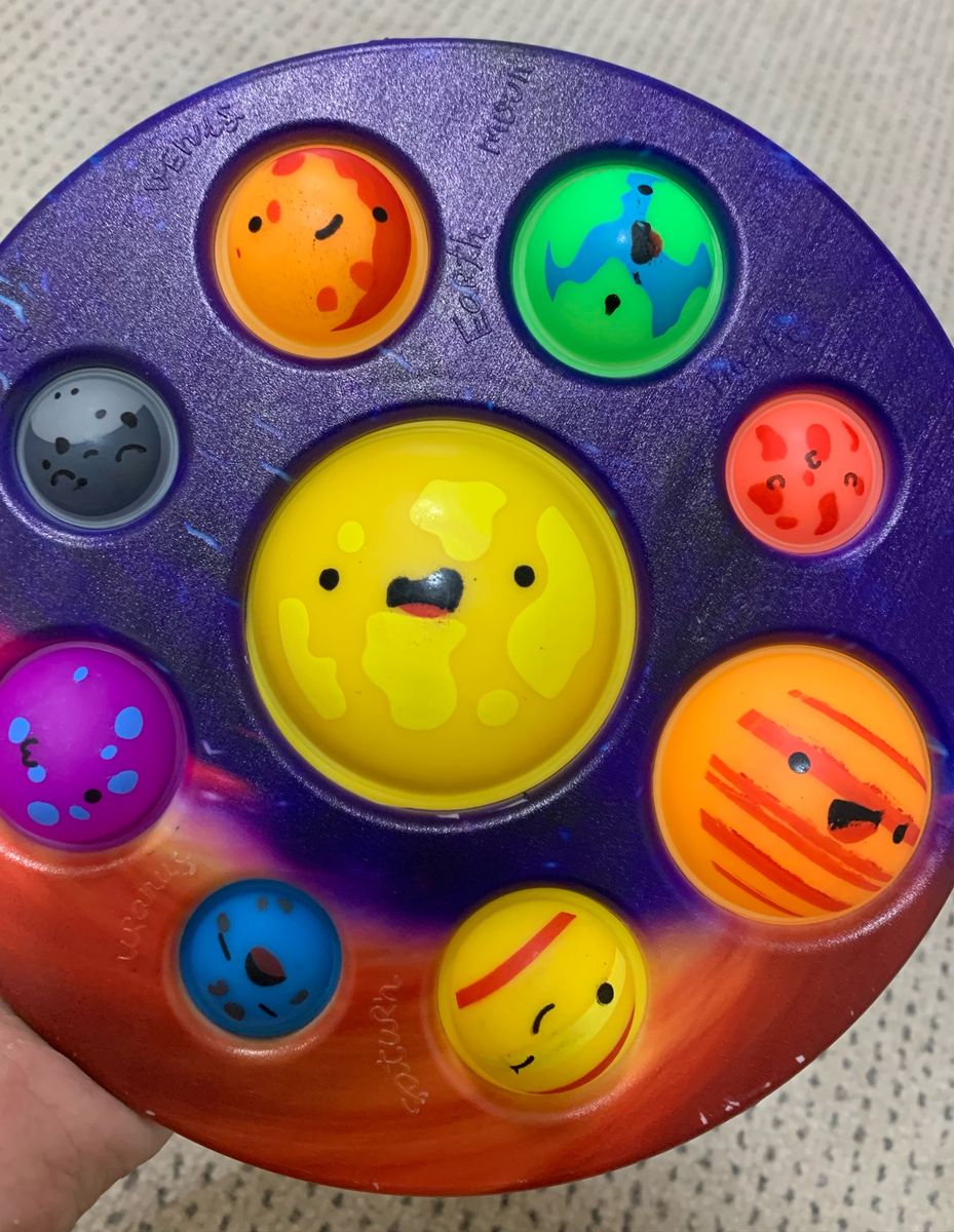 Popit Planetas | Brinquedo para Bebês Popit Nunca Usado 62298973 | enjoei