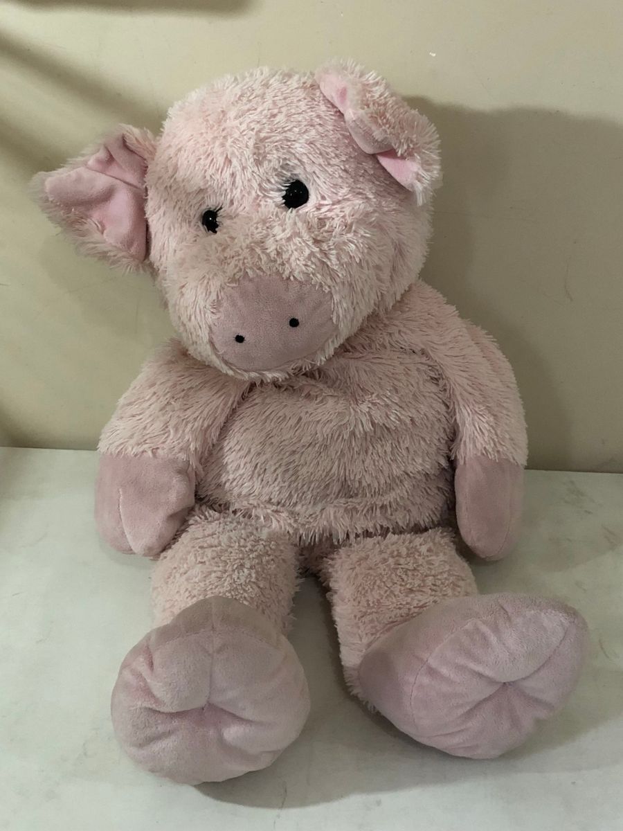 Porco Rosa Pelúcia Grande | Pelúcia Usado 30768683 | enjoei