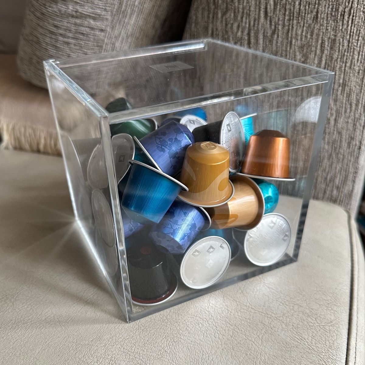 Porta-cápsulas Cube Nespresso | Item de Decoração Nespresso Usado ...