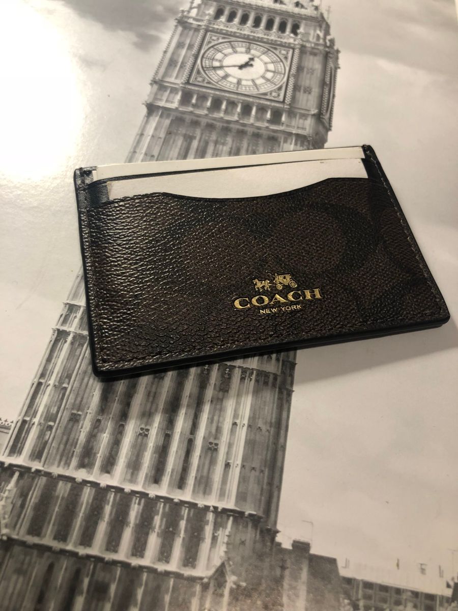Porta-cartão Coach Original Novo | Produto Feminino Coach Nunca Usado ...