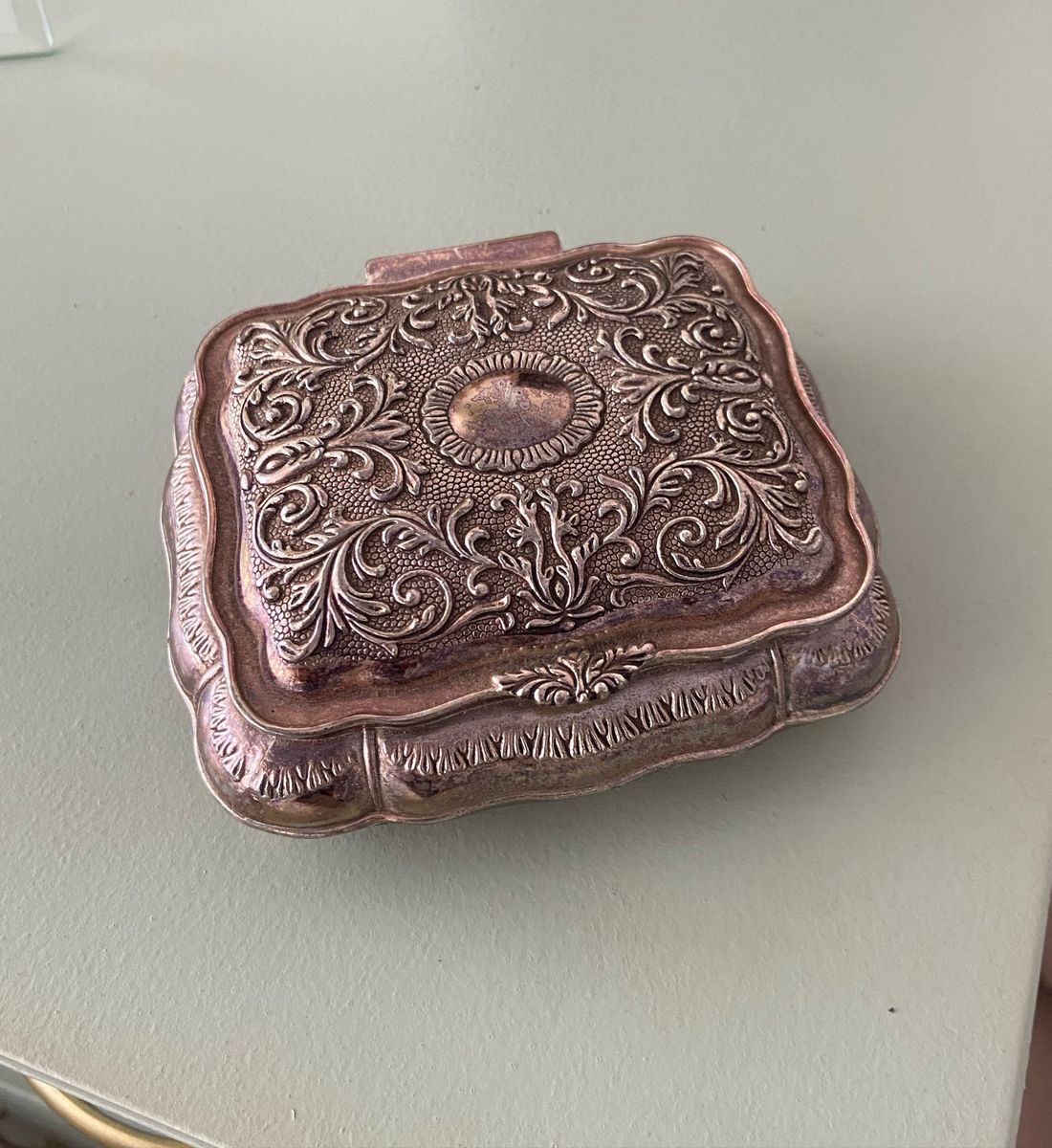 Porta Joias de Prata Antigo | Móvel de Antiquário Usado 76120081 | enjoei