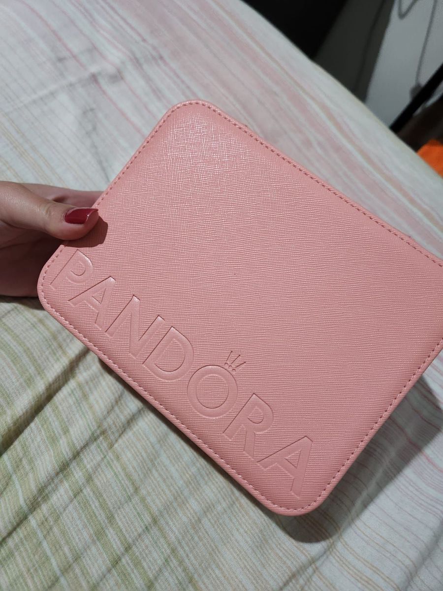 Porta Joias Pandora Rosa | Jóia Feminina Pandora Nunca Usado 90326628 ...