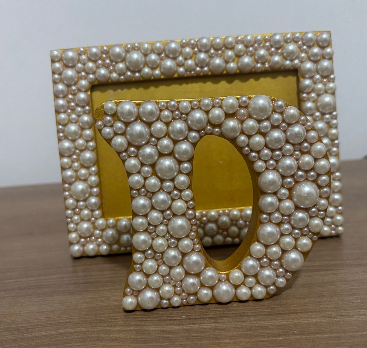 Porta Retrato + Letra Personalizada | Item de Decoração Nunca Usado ...