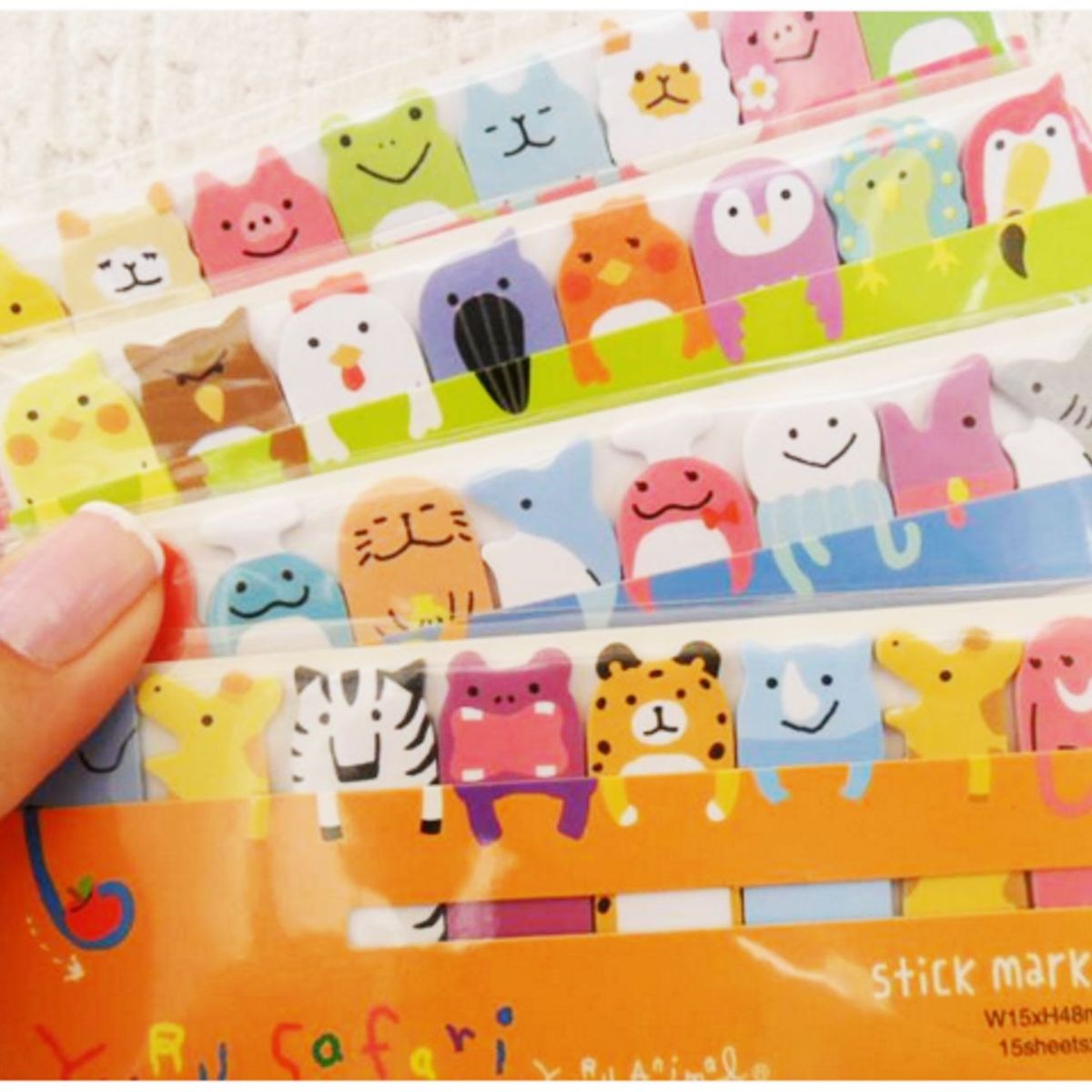Post-it Fofos de Bichinhos | Item de Papelaria Nunca Usado 1835025 | enjoei