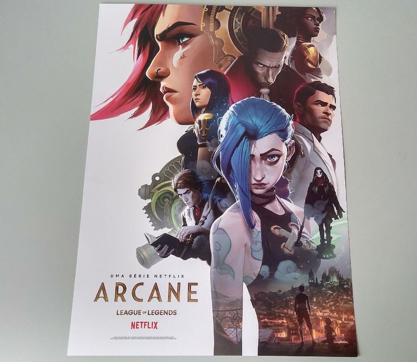 Poster Arcane League Of Legends 30x40 - Exclusivo Ccxp 22 | Item de ...