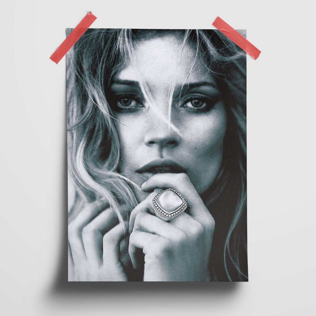 Pôster Fotográfico Kate Moss Item De Decoração Pana Poo Nunca Usado