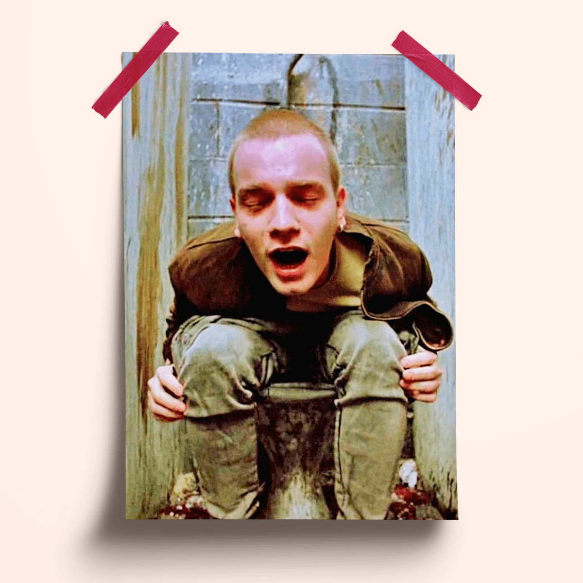 Pôster Fotográfico | Trainspotting | Renton | Toilet Scene | Item de ...