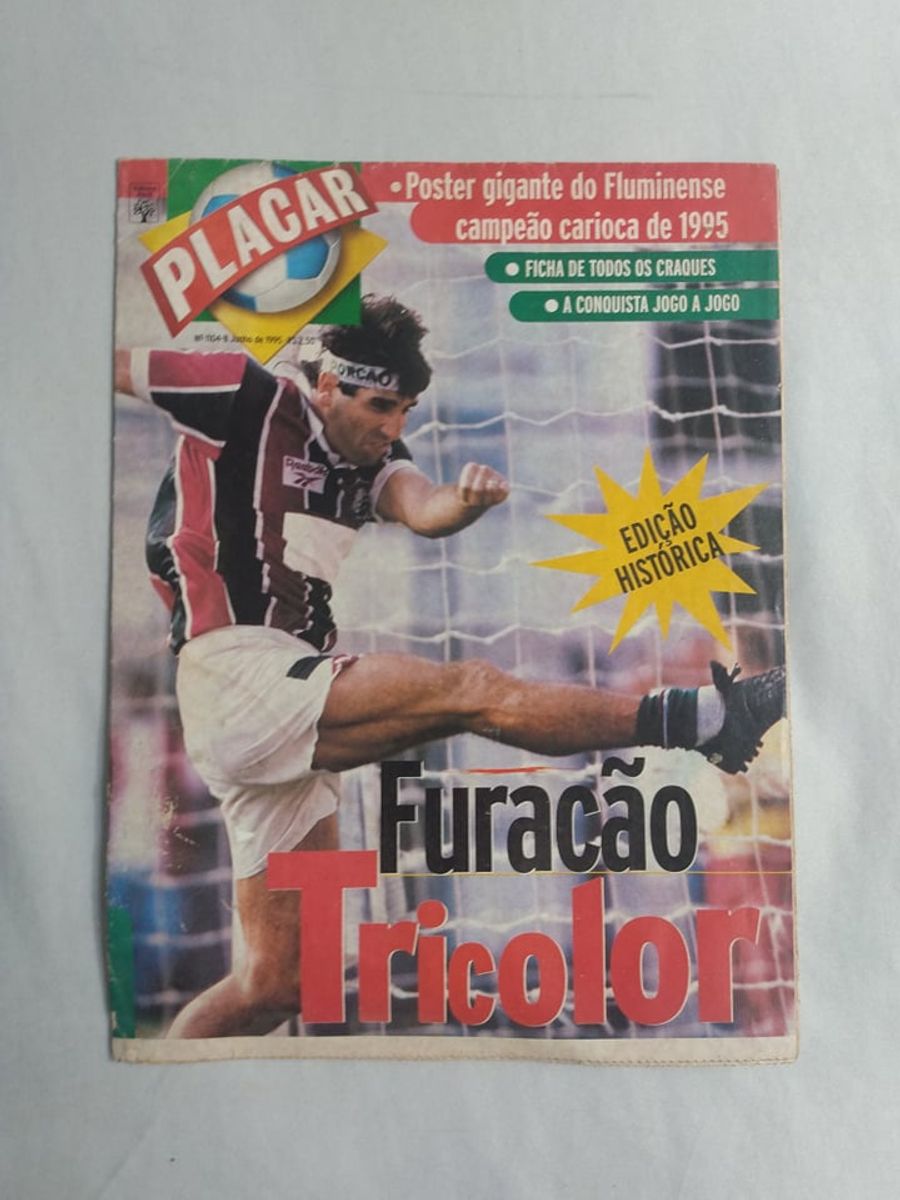 Pôster Gigante Placar Fluminense 1995 - Edição Histórica + Revista ...