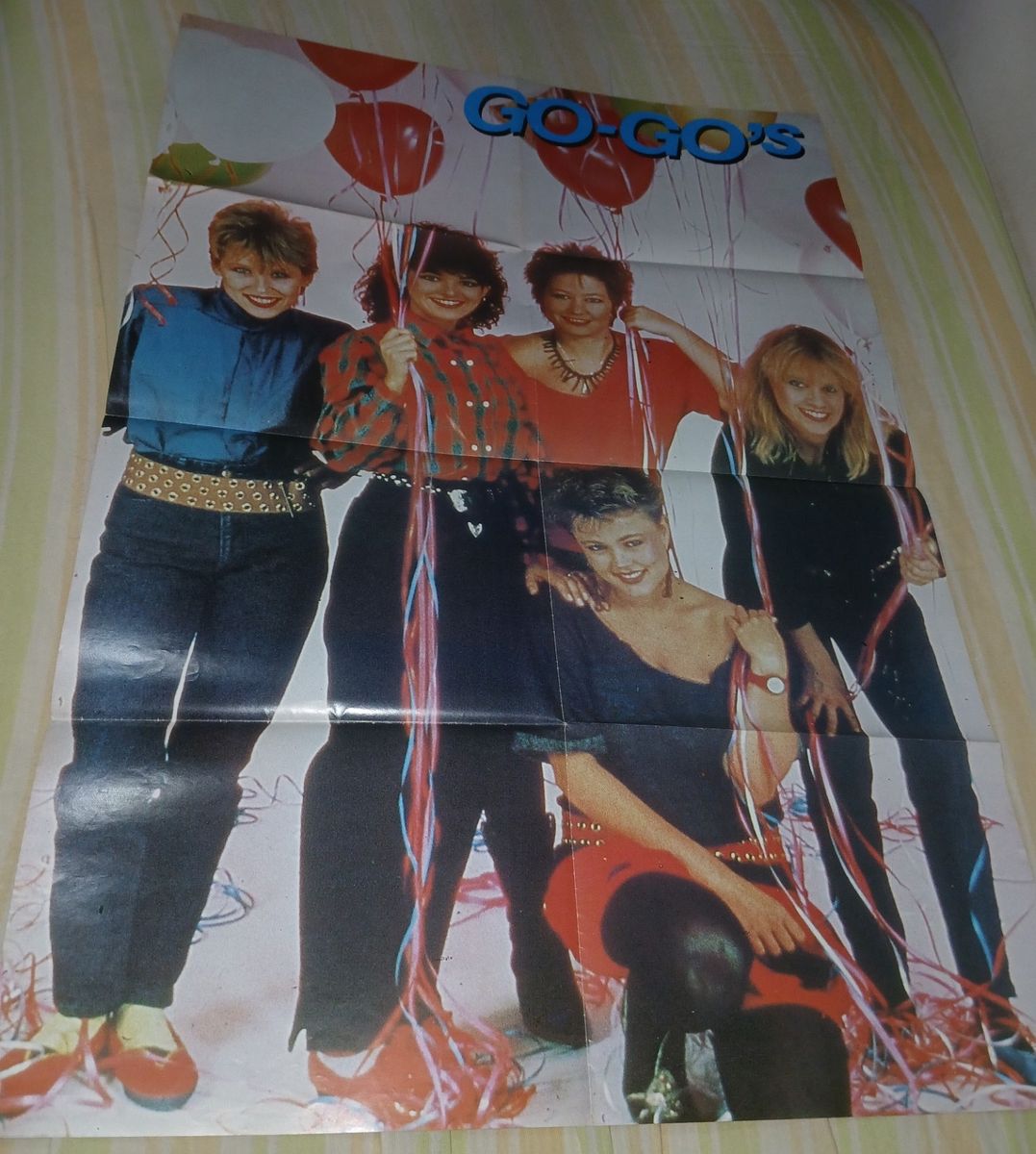 Pôster Go-go's New Wave Rock Pop Antigo Anos 80 Som Três | Item de ...
