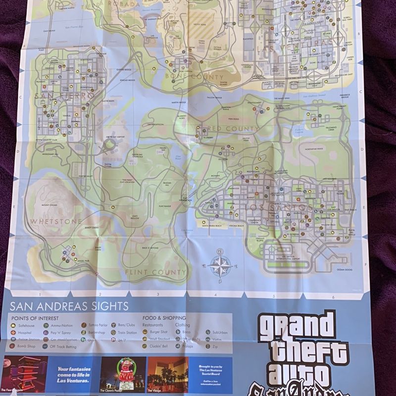 Mapa De Tudo Do Gta San Andreas