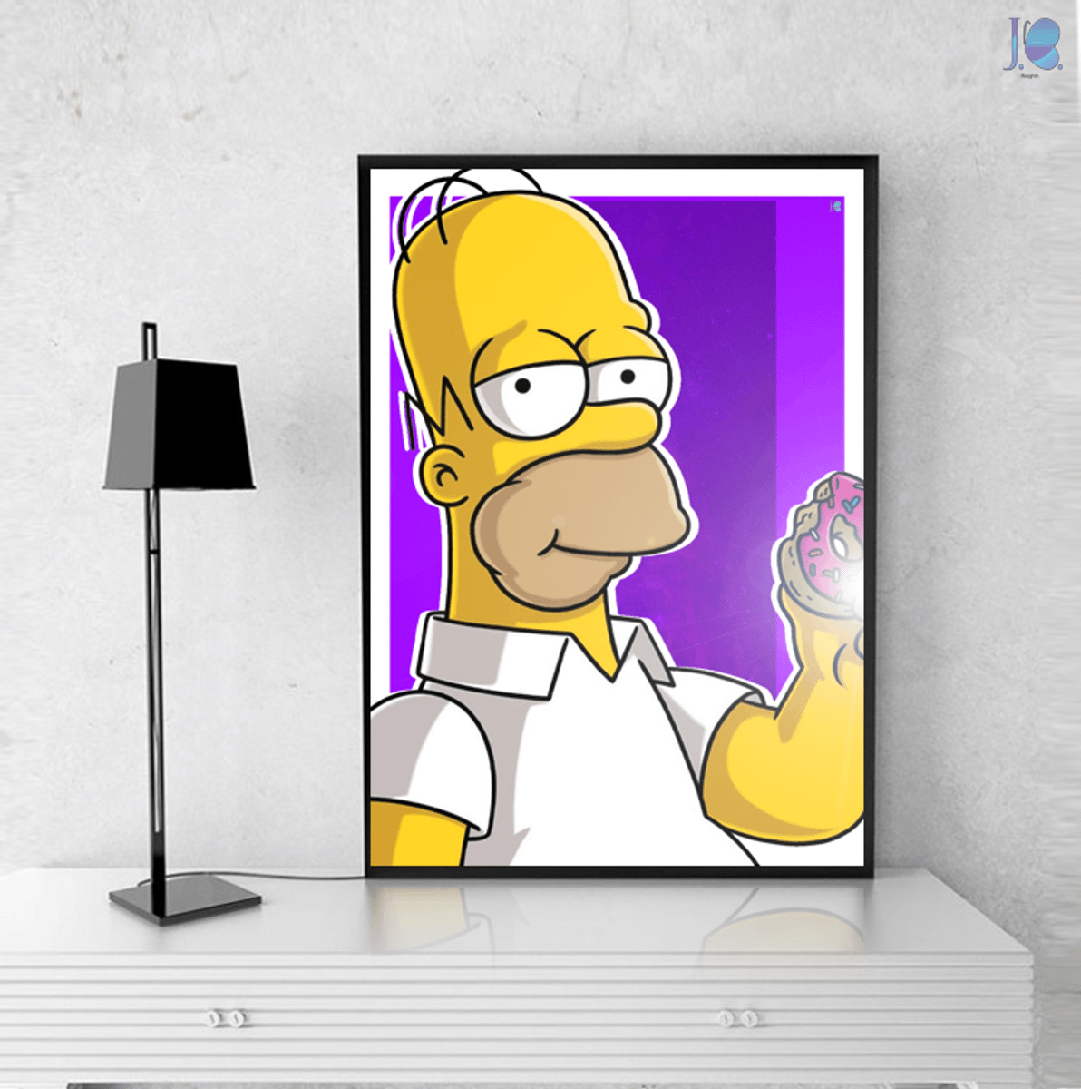 Poster Homer Simpson A4 | Item de Decoração Jubdesigner Nunca Usado ...